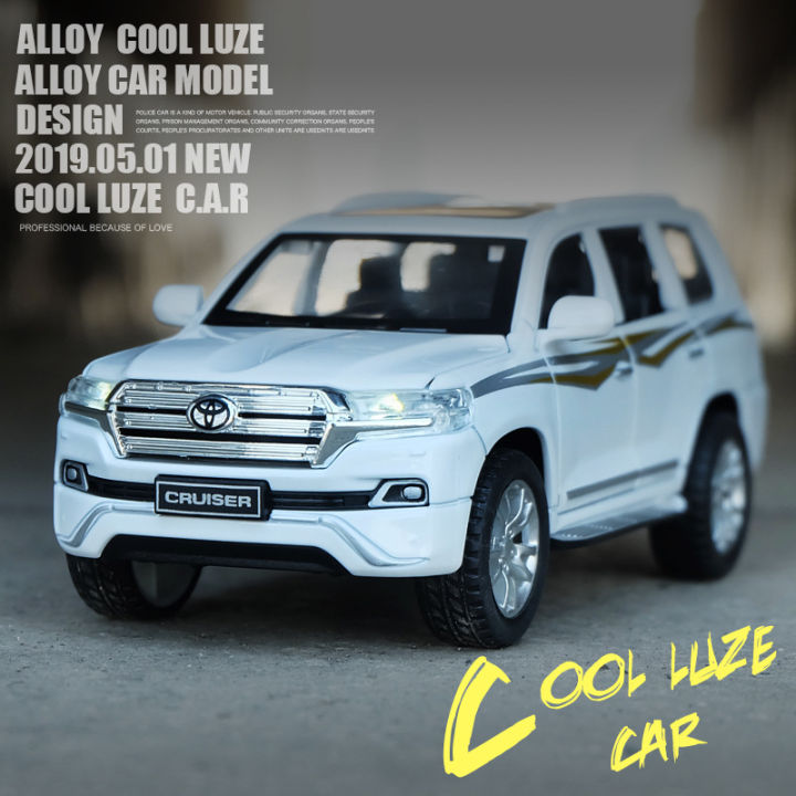 【Best Gift】TOYOTA LAND CURISER 1:32 SIX OPEN DOOR ALLOY DIE-CAST CAR ...