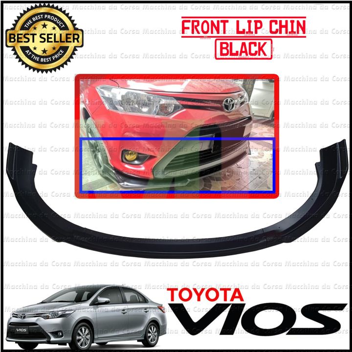 Toyota Vios 2013-2020 Bumper Front Lip Chin Body Kit | Lazada PH
