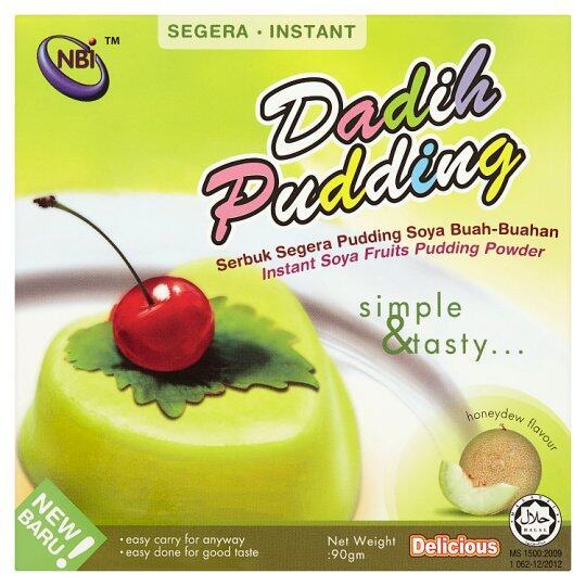 NBI Dadih Honeydew Flavour Instant Soya Fruits Pudding Powder 90g | Lazada