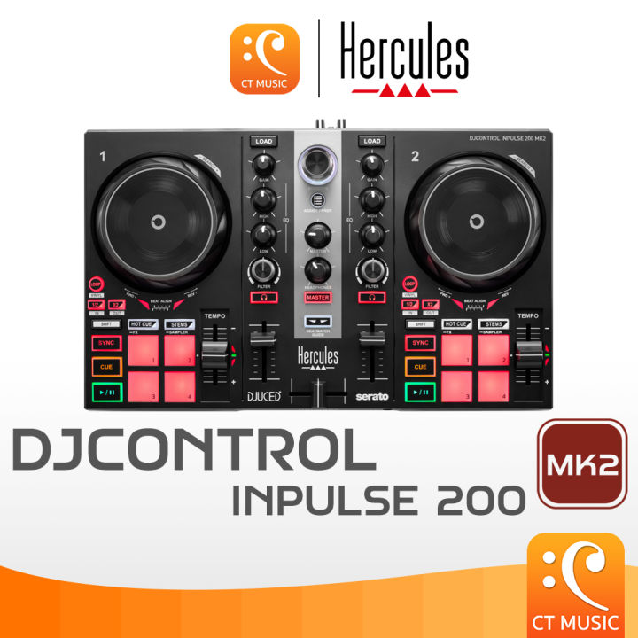 Hercules DJControl Inpulse 200 MK2 ดีเจ คอนโทรลเลอร์ DJ Controllers | Lazada.co.th