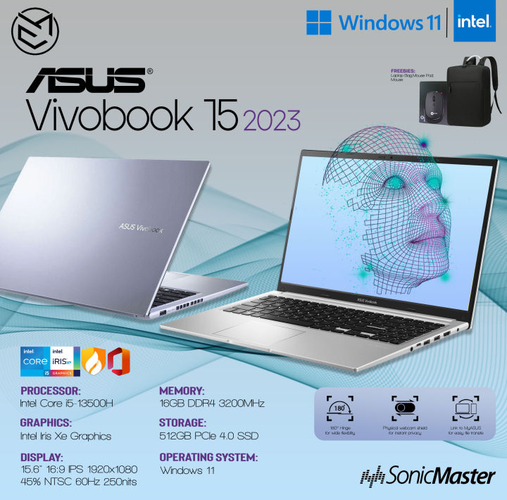 Asus Vivobook 15 X1502 2023 i5-13500H Xe Graphics 15.6" IPS 1920x1080 ...