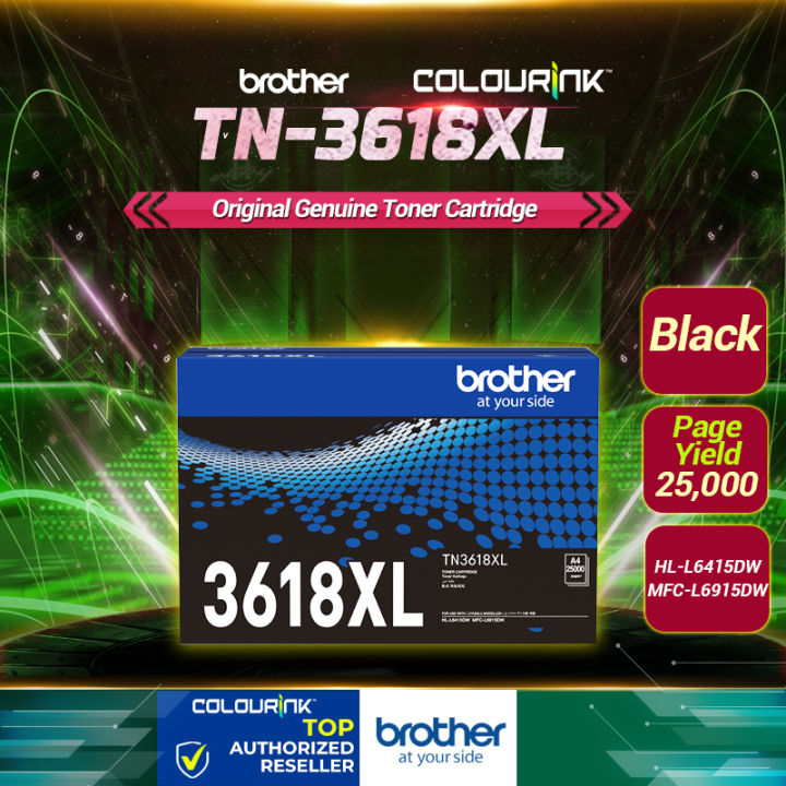 Brother TN-3608 TN-3608XL TN-3608XXL TN-3618 TN-3618XL Original Toner ...