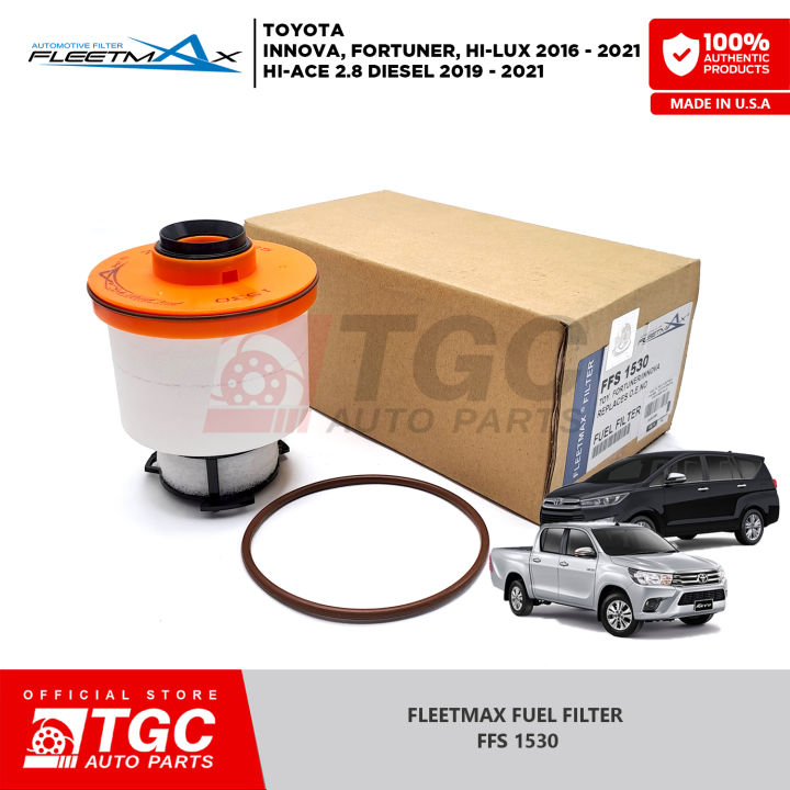 FLEETMAX FUEL FILTER FFS 1530 FOR TOYOTA INNOVA, FORTUNER, HI-LUX 2016 ...