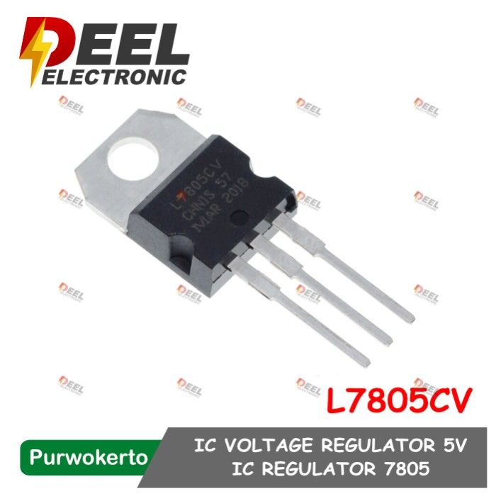 IC 7805 TO-220 VOLTAGE REGULATOR L7805CV LM7805 L7805 IC REGULATOR 5V | Lazada Indonesia