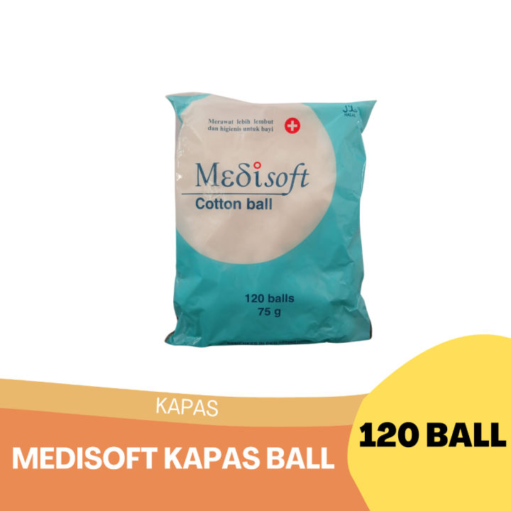 Medisoft kapas ball 120ball 75g | Lazada Indonesia