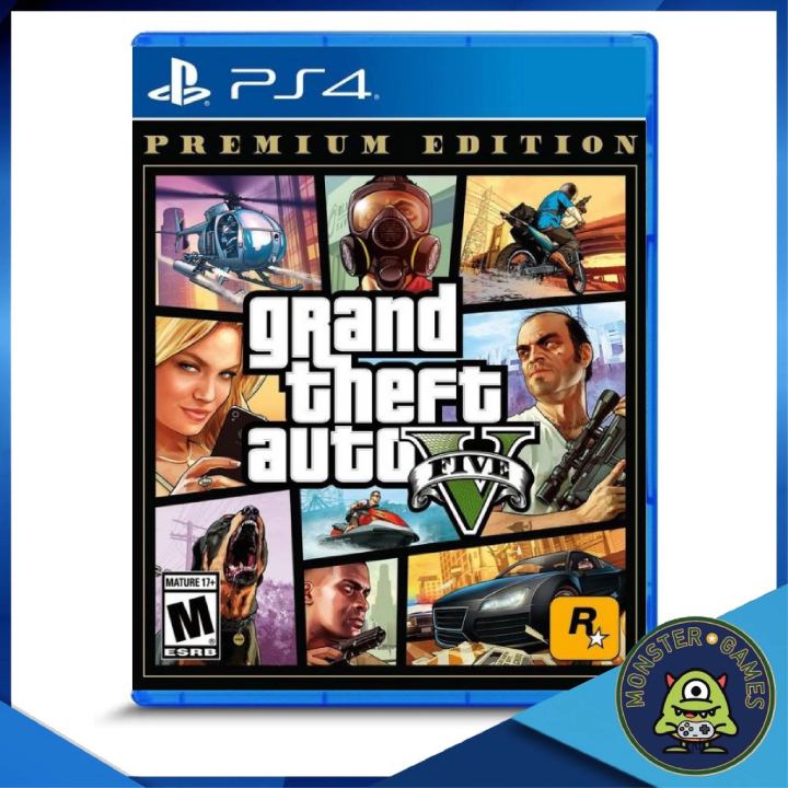GTA V Premium Edition Ps4 Game แผ่นแท้มือ1!!!!! (Grand theft auto V Ps4 ...