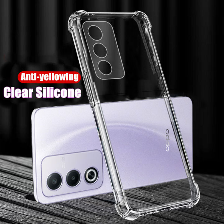 เคสยางสำหรับ OPPO A3 Pro 5G ถุงลมนิรภัยแบบใสคริสตัล CPH2665กันกระแทกมุม ...