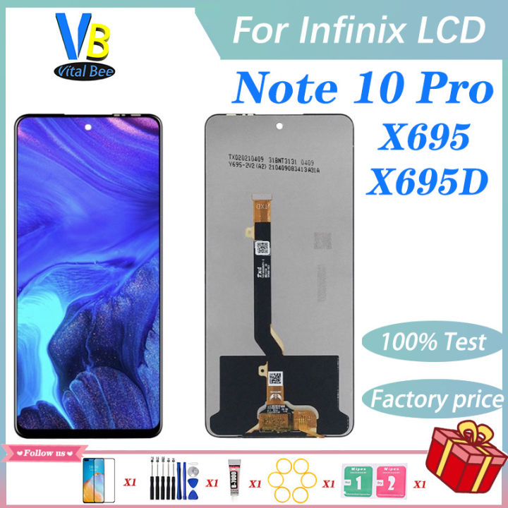 Original High Quality For Infinix Note 10 Pro LCD Display Touch Screen ...