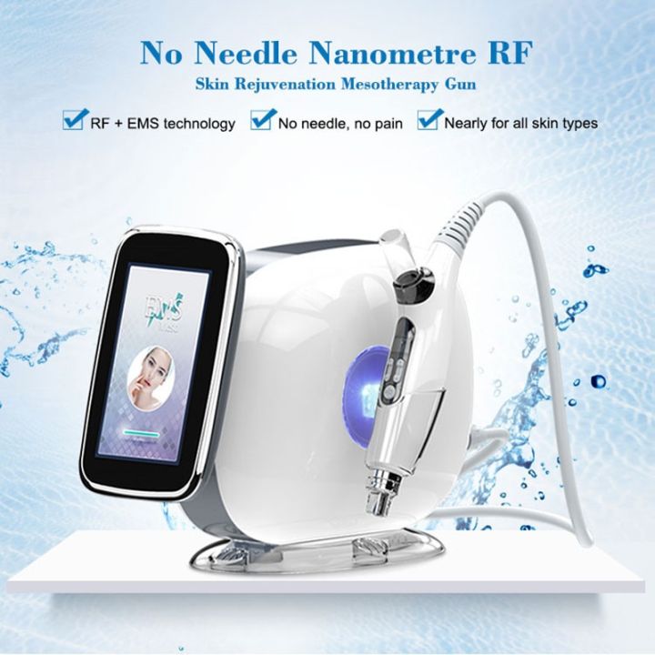 Water Meso RF Injector Nano Hydra Injector Portable EMS Mesotherapy Machine Hydrolifting Gun ...