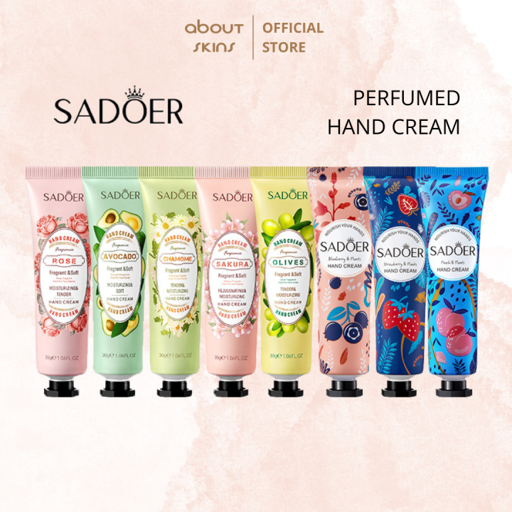 ABOUT SKINS SADOER Perfumed Hand Cream 30g | Lazada