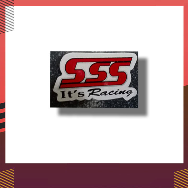 Stiker Cutting Motor Kecil Logo SSS Racing Stiker Motor Termurah ...