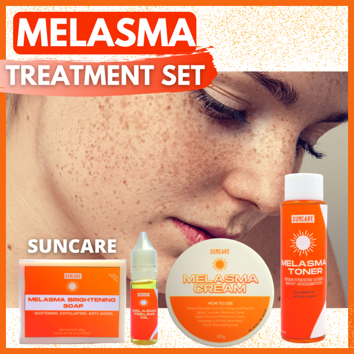 MELASMA TREATMENT SET Melasma Pekas Sun & Dark Spots Remover Anti-Melasma Skin Care Toner ...