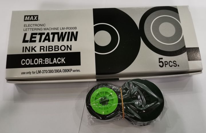(ORIGINAL) MAX INK RIBBON, GENUINE MAX Letatwin Electronic Lettering ...