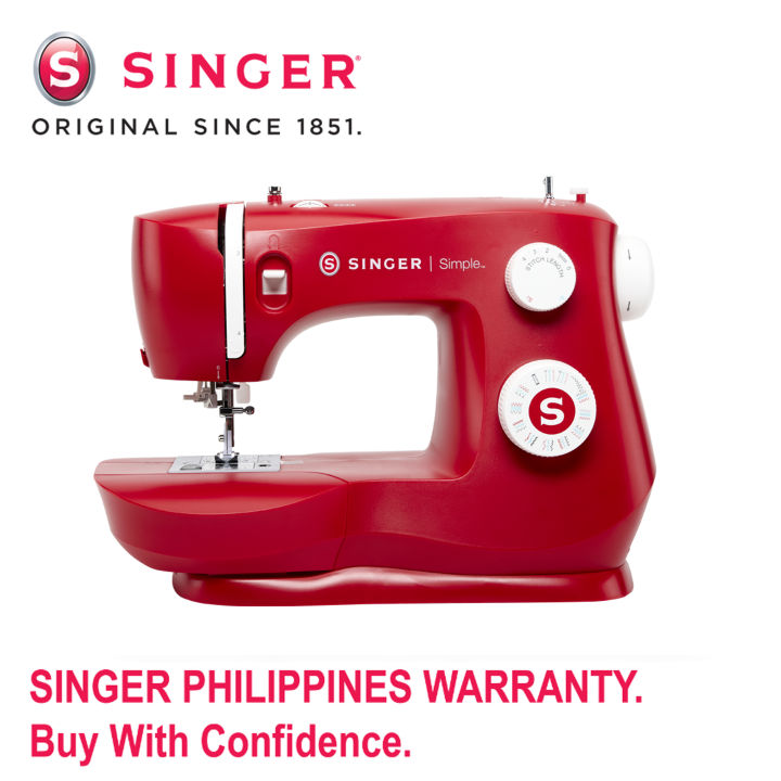 Singer 3337 Fashionmate RED. Singer Philippines Warranty. | Lazada PH