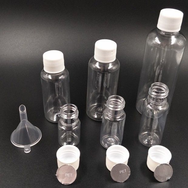 Chai nắp vặn trắng 5ml / 10ml / 20ml / 30ml / 50ml / 100ml - chai lọ nhựa chiết mỹ phẩm du lịch ...