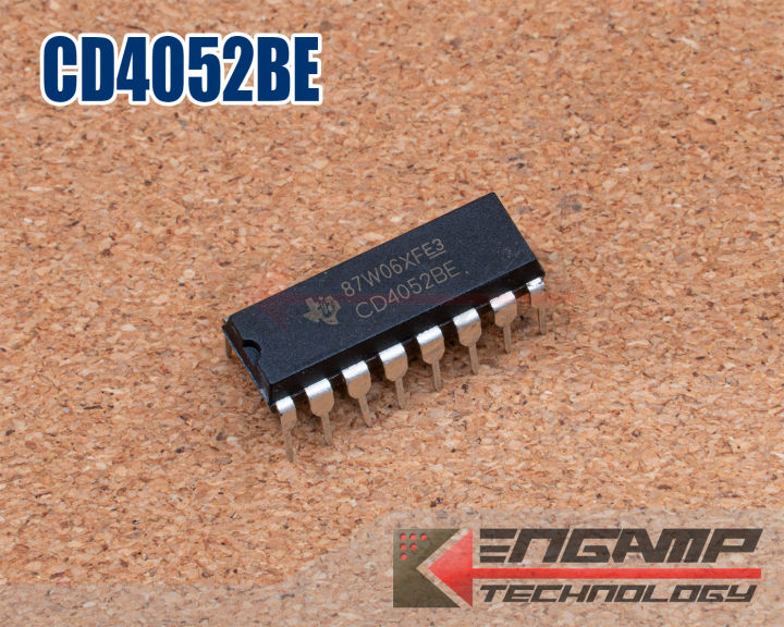 (1ตัว) [IC] CD4052 BE TEXUS CMOS Single 8-Channel Analog Multiplexer ...