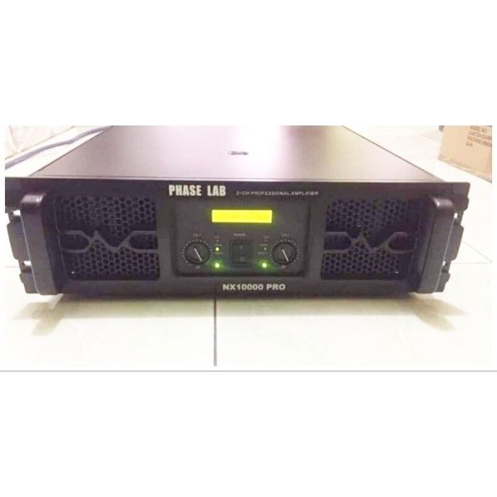 POWER AMPLIFIER PHASELAB NX 10000 PRO / NX10000PRO 2 CHANNEL ORIGINAL ...