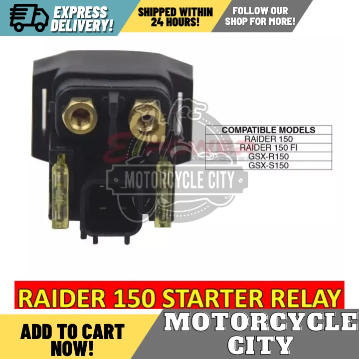 E-Power Raider 150, Raider 150 FI, GSX-R150, GSX-S150 Stater Relay ...