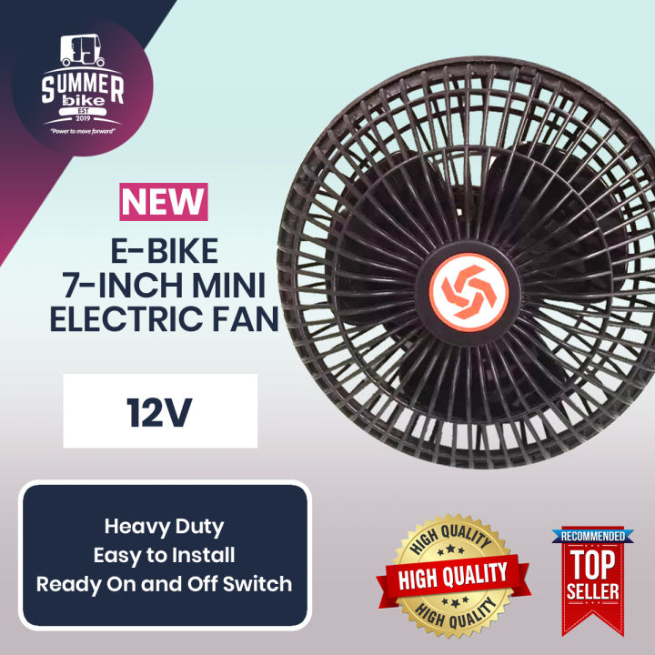 Ebike electric mini fan automatic ebike mini fan | Lazada PH