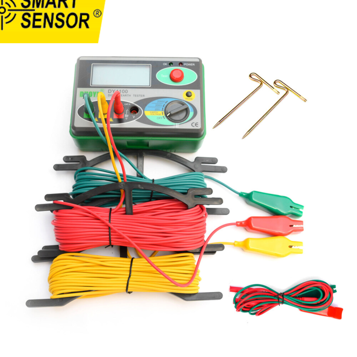 Smart Sensor DUOYI DY4100 Ground Resistance Tester Digital Meggers ...
