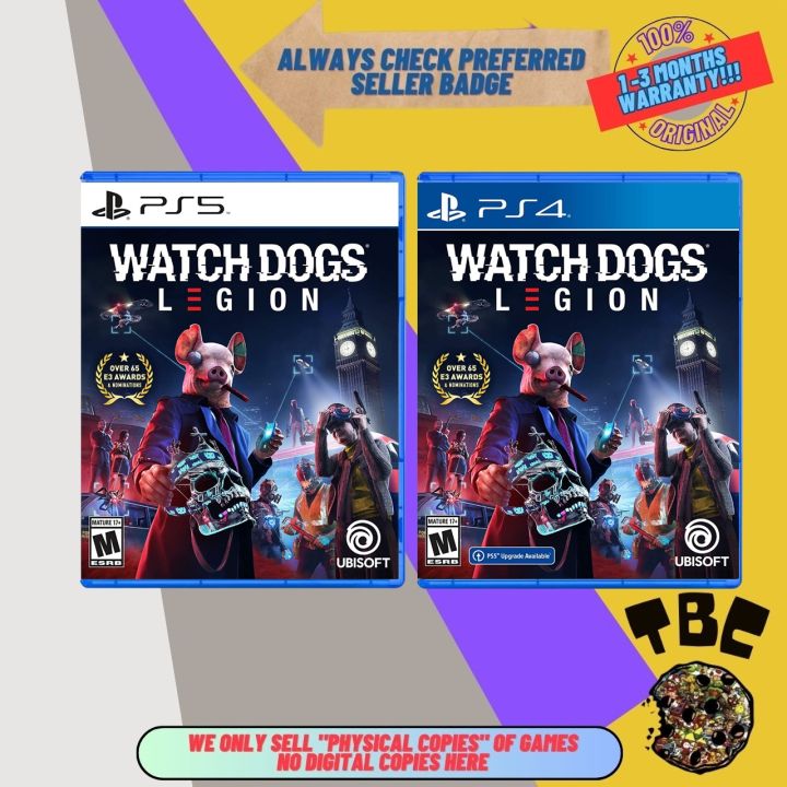 PS5 Watch Dogs Legion - Playstation 5 [R1][PRELOVED] | Lazada PH