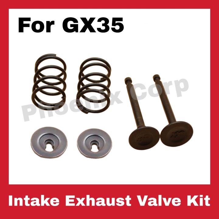 GX35 Intake Inlet Exhaust Valve Spring Kit for 4-Stroke Grass Cutter ...