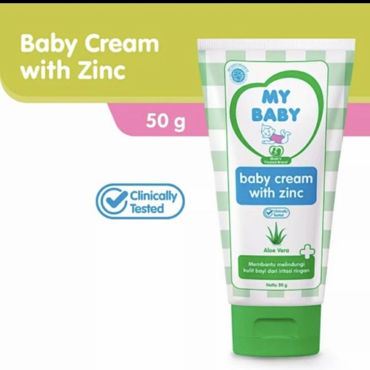 My Baby Diaper Rash Cream Krim Ruam Popok Bayi 50gr Aloe Vera | Lazada ...