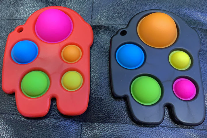 Baby mini simple dimple fidget toy digits 2 small keychain Board Fidget ...