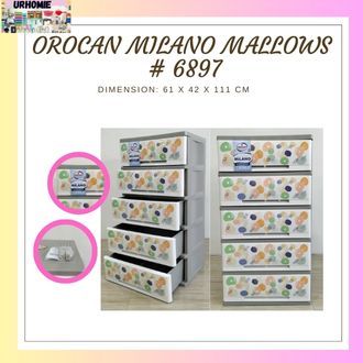 OROCAN NO. 6897 MILANO MALLOWS 5LAYER/DRAWER WITH CLOSESIDE/SPACE ...