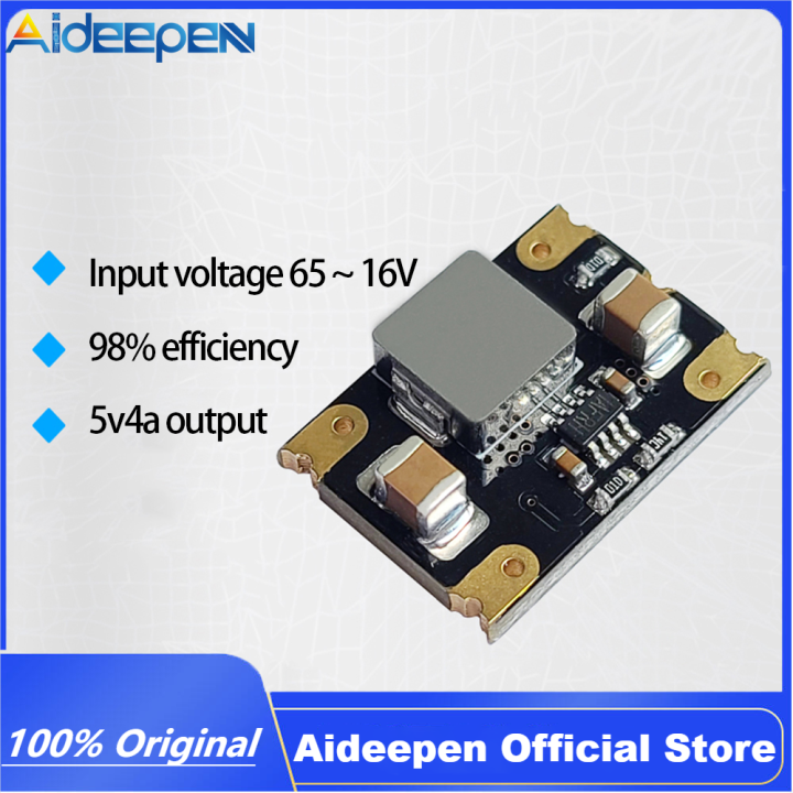 【Ready Stock】Original Aideepen 97% Mini Dc-Dc 9V/12Vto 5V 4A Step-Down Buck Power Converter ...