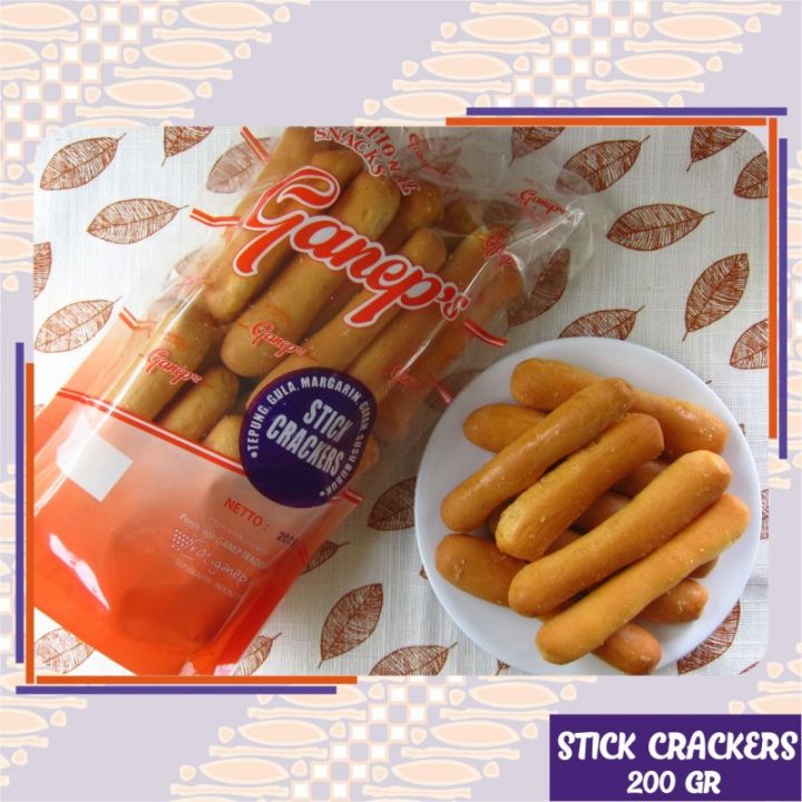 Stick Crackers Ganep - 200 Gram Tradisional Oleh Oleh Khas Solo ...