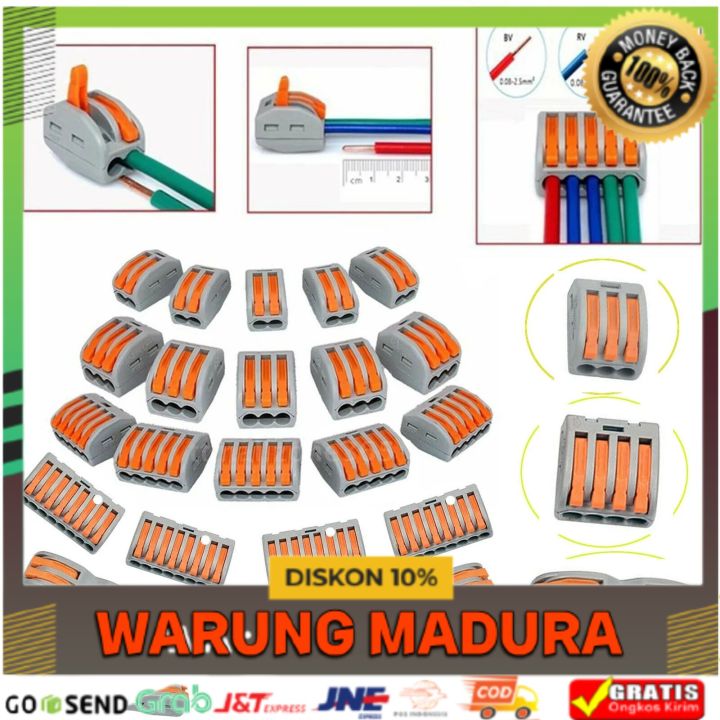 KONEKTOR TERMINAL PCT KONEKTOR KABEL UNIVERSAL PENYAMBUNG KABEL PAKET ...
