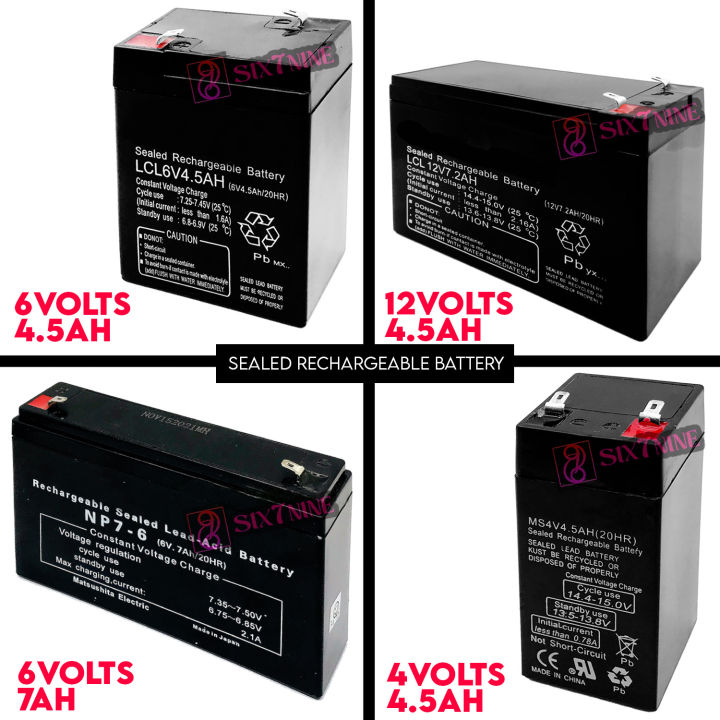 RECHARGEABLE SEALED LEAD-ACID BATTERY HEAVY DUTY | Lazada PH