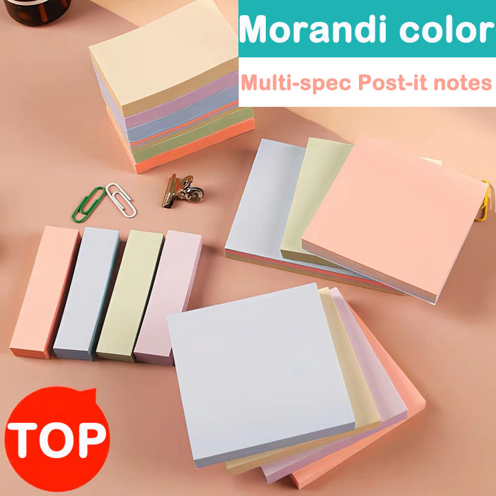 Morandi Colored Stikcy Notes 100 Sheets Sticky Note Memo Pad | Lazada PH