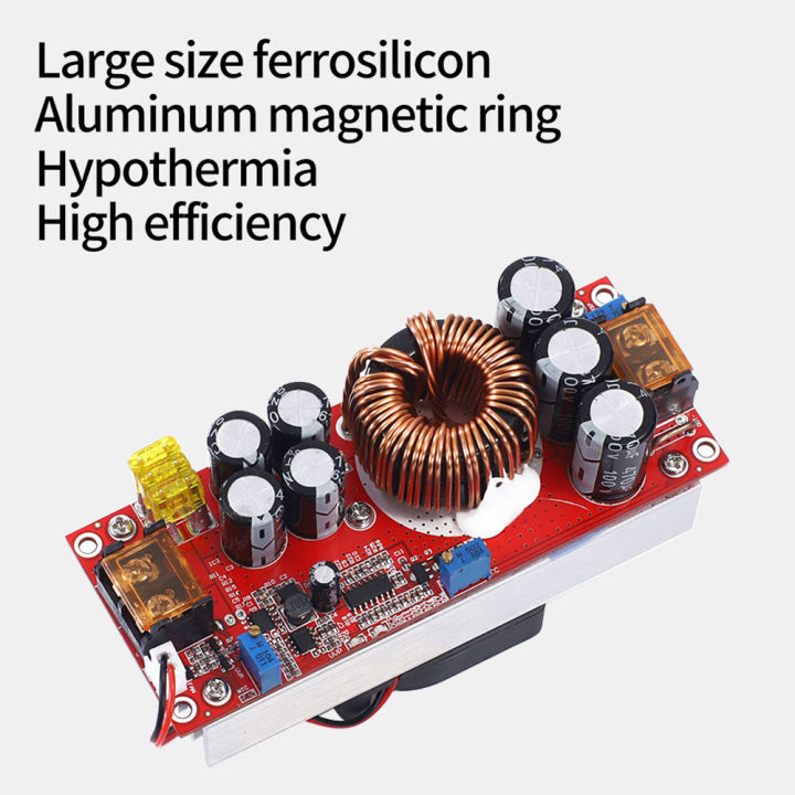 Step-up Power Supply Module 1800W 30A DC-DC Booster Constant Current ...