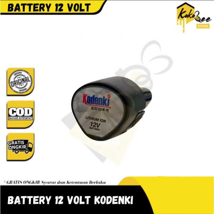 Baterai Kodenki 12VOLT Battery 12 volt batre 12volt baterai 12v mesin ...