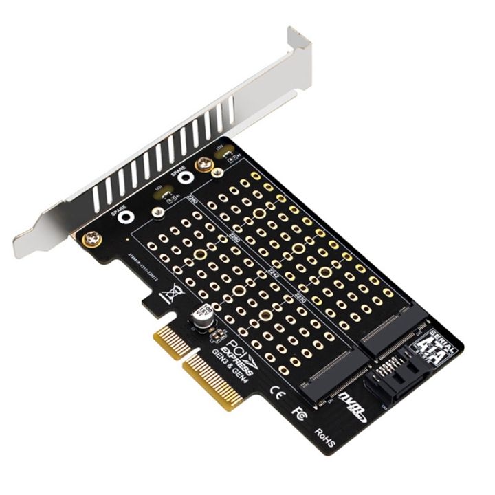 (HFBR) M.2 NVMe NGFF SSD to PCIE SATA Adapter PCIE to M2/M.2 Adapter M ...