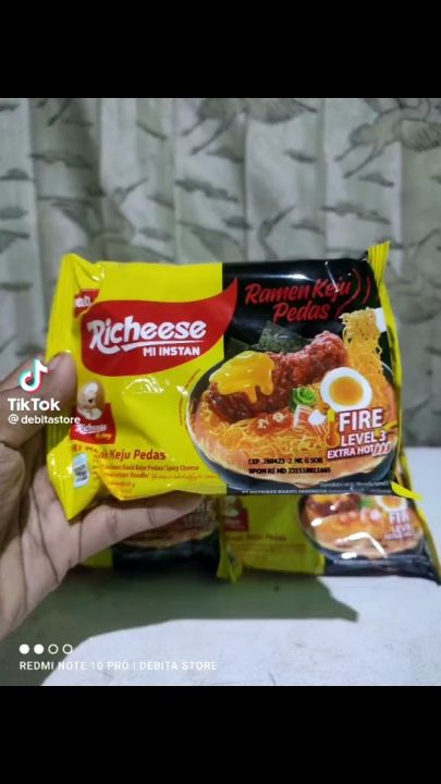 Mi Instan Richeese Nabati Ramen kuah Keju Pedas Level 3 | Lazada Indonesia