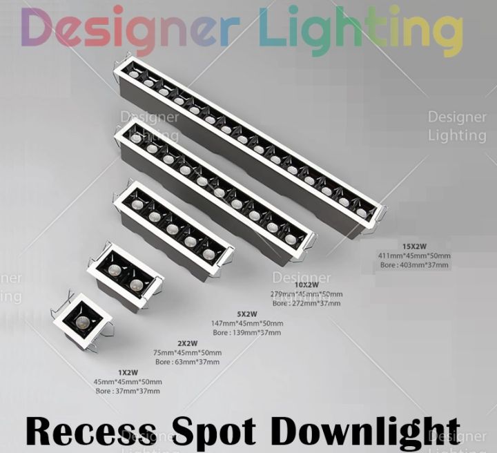 Designer Lighting [2W-30W] Recess Downlight Spot Downlight Recess ...
