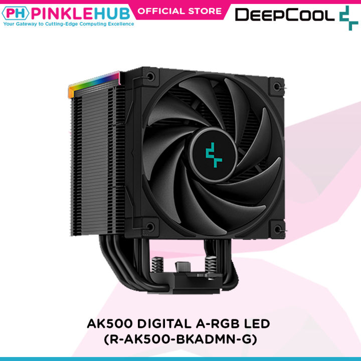 Pinklehub | Deepcool AK500 DIGITAL A-RGB LED, Fluid Dynamic Bearing (R-AK500-BKADMN-G) | Lazada PH