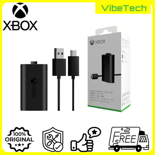 XBOX Wireless Controller Rechargeable Battery Pack with USB-C Cable ...