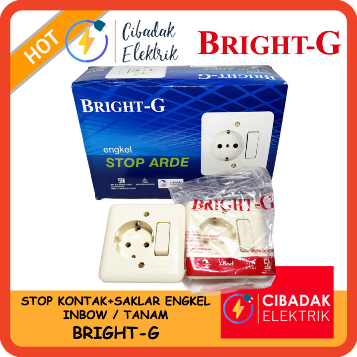 STOP KONTAK ARDE + SAKLAR ENGKEL INBOW / ENGKEL STOP IB ARDE BRIGHT G ...