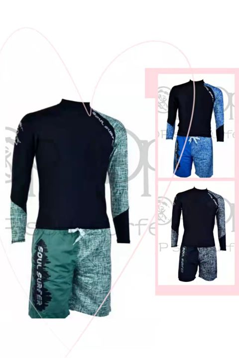 RASHGUARD FOR SALE MENS LONG SLEEVE SET | Lazada PH
