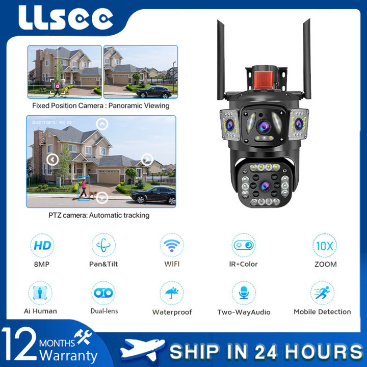 LLSEE CCTV Camera V380 Pro IP Security Camera CCTV 360 4GSIM HD 1080P ...