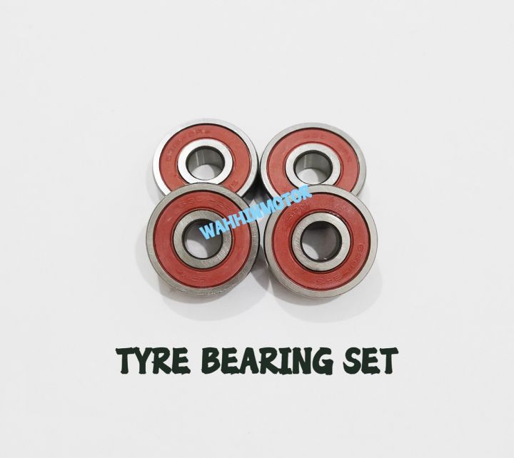BEARING TYRE COMPLETE BEARING TAYAR SET EX5 DREAM WAVE100 WAVE125 LC135 ...