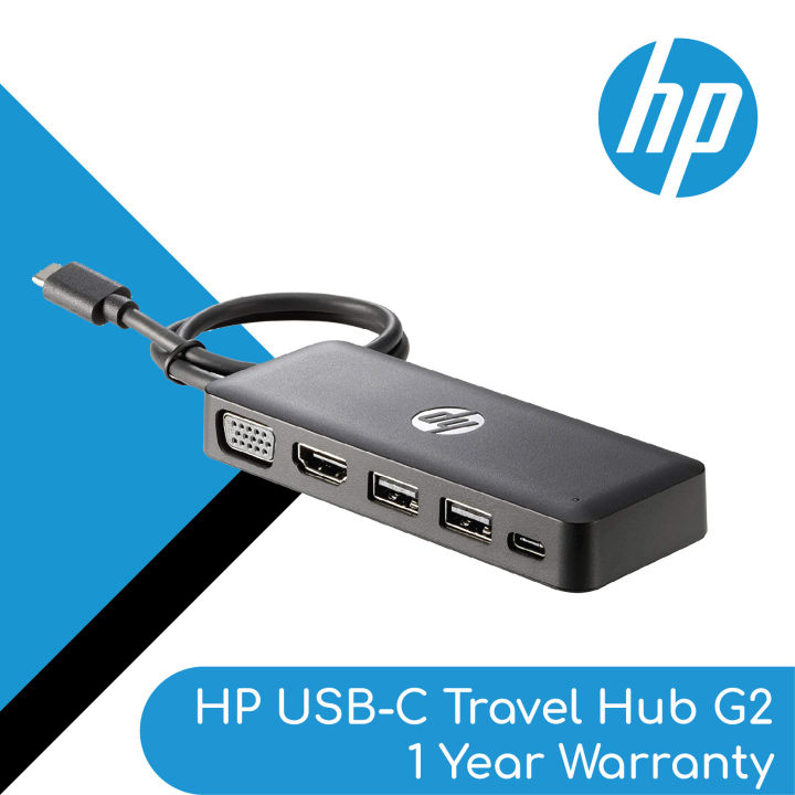 HP USB - C Travel Hub G2 Multiple Ports | Lazada