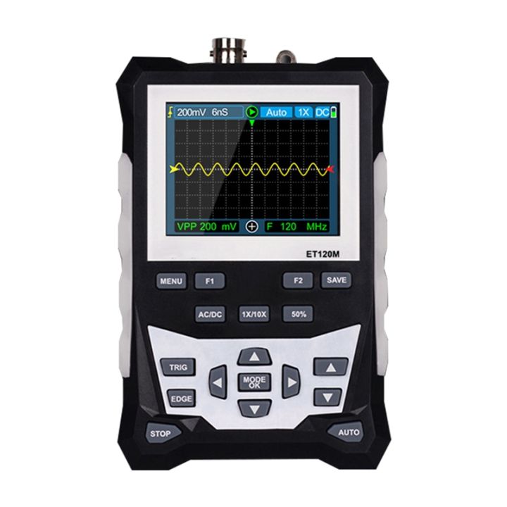 ET120M Handheld Oscilloscope Color Analog Oscilloscope Professional ... ET120M Handheld Oscilloscope Color Analog Oscilloscope Professional ...