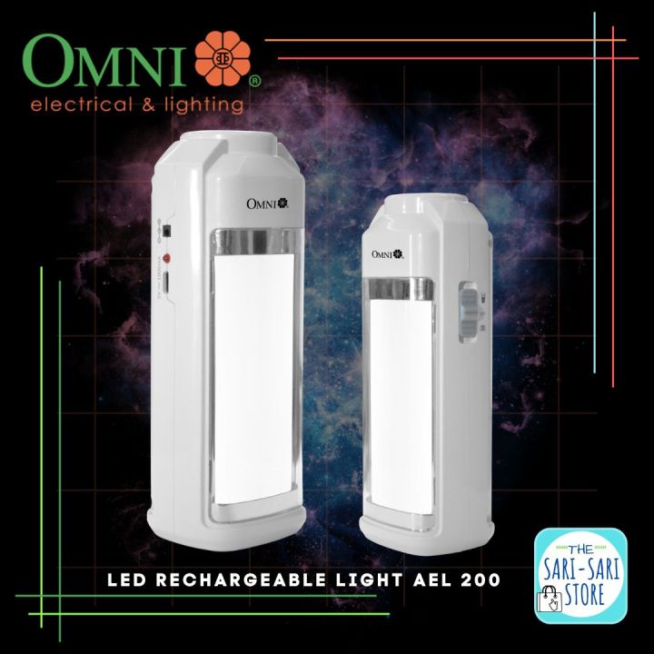 Omni Rechargeable Emergency Light AEL 200 | Lazada PH
