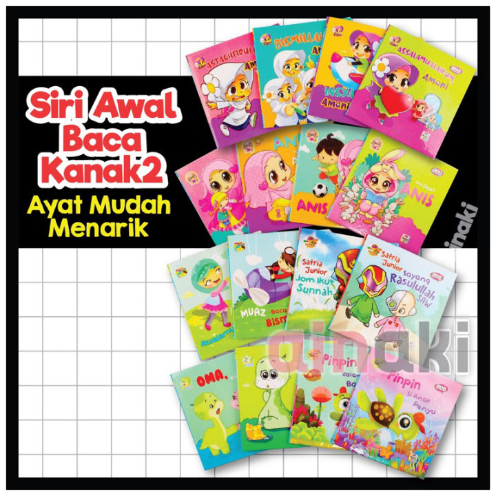Buku Cerita Kanak Kanak Siri Awal Membaca Buku Kanak Kanak 4 tahun Buku Cerita Ana Muslim Bacaan ...