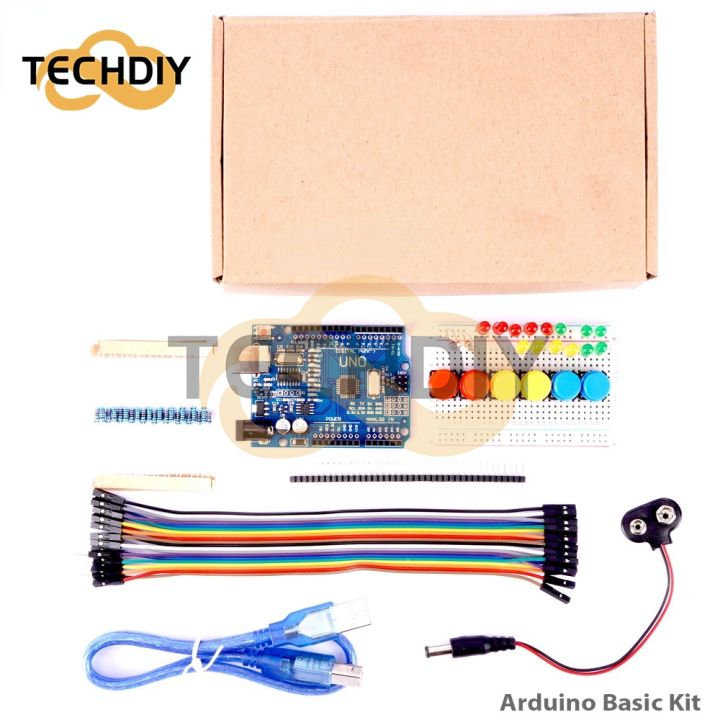 Arduino UNO Standard DIY Basic Electronics Learning Starter Robotics ...